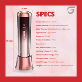 Glowera™ Ultrasonic Diamond Skin Wand - PRO Hair Tie